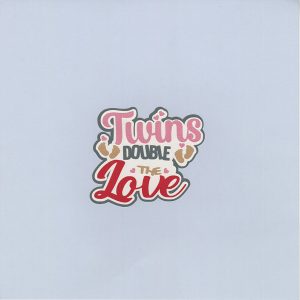 Twins Double The Love - Girls TItle - Out On A Limb Scrapbooking